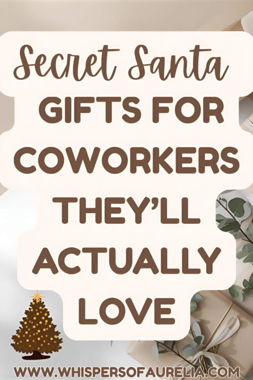 39 Fun Secret Santa Gift Ideas for Coworkers - Whispers of Aurelia